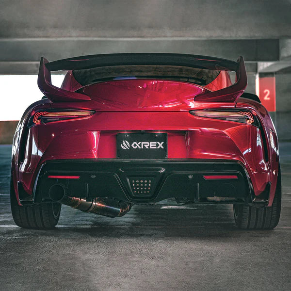 Toyota GR Supra "Black" Laser Style LED Tail Lights AlphaRex (LUXX-Ser ...