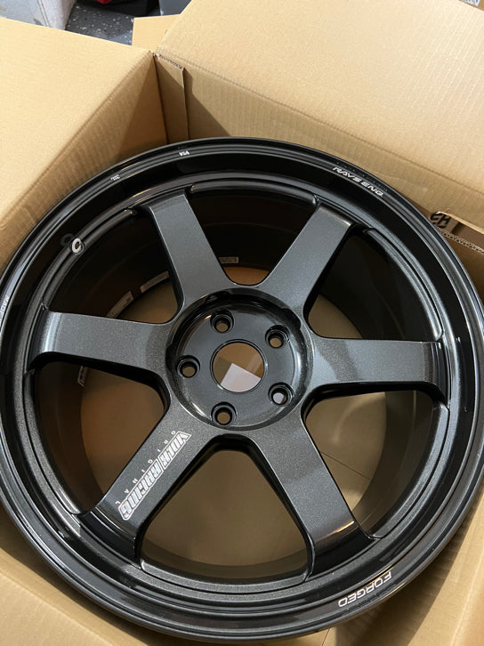 Volk Racing TE37 Ultra M-Spec 19x9.5 +23/19x11 +37 5x120 Diamond Dark ...