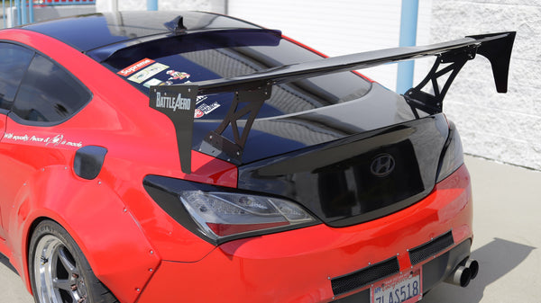 Battle Aero Hyundai Genesis Trunk Mount GT Wing - ModInfinite Motorsports
